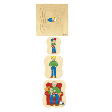 Layered Anatomy Puzzle - Human Body Boy – Absorbent Minds Montessori