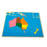 Montessori World Continents Puzzle Map – Absorbent Minds Montessori