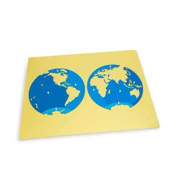 Montessori World Continents Puzzle Map – Absorbent Minds Montessori