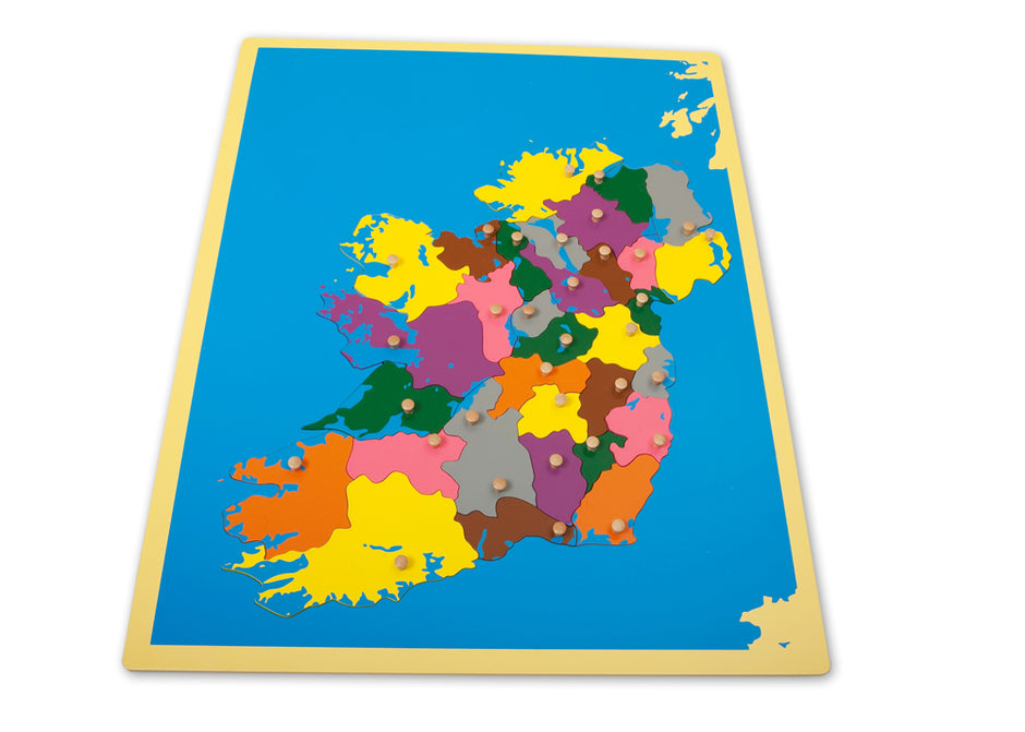 Montessori World Continents Puzzle Map – Absorbent Minds Montessori
