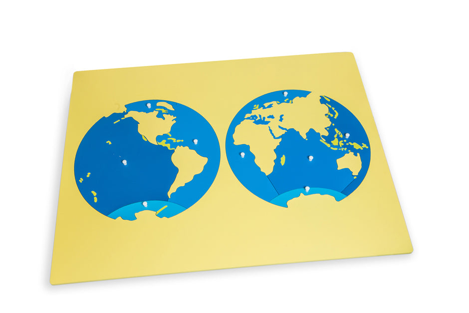 Montessori World Continents Puzzle Map – Absorbent Minds Montessori