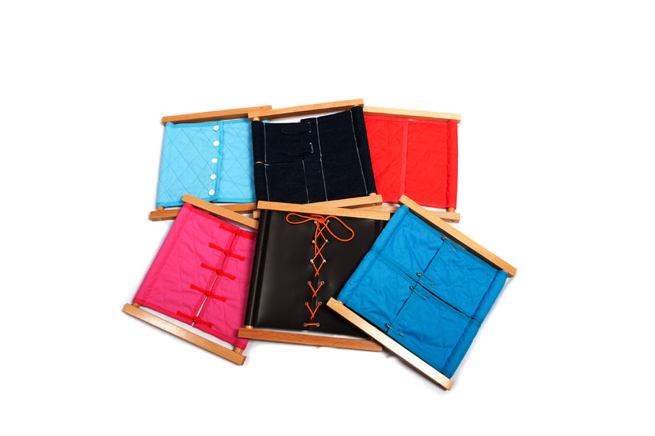 Montessori Bow tying Dressing Frames – Absorbent Minds Montessori