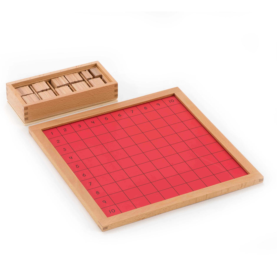 Montessori Pythagoras Multiplication Board with Control Chart ...